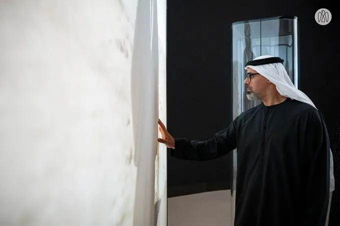 Khaled bin Mohamed bin Zayed reviews progress at Zayed National Museum in Saadiyat Cultural District